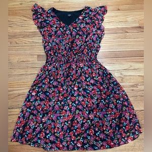 MSK | Dresses | Msk Plus Size Smockedwaist Chiffon Midi Dress | Poshmark